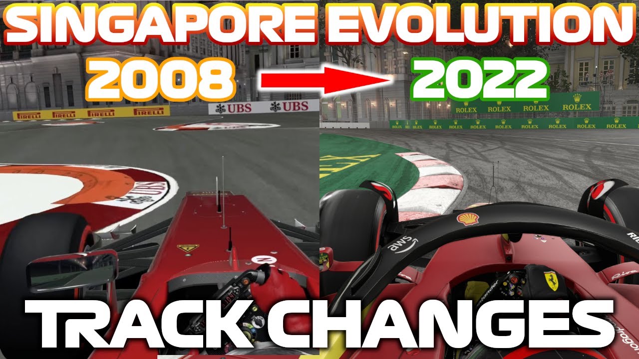 EVOLUTION OF THE F1 SINGAPORE GP 2008 - 2022 - YouTube