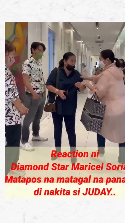REACTION ni DIAMOND STAR MARICEL SORIANO nung NAKITA si JUDY ANN SANTOS ...