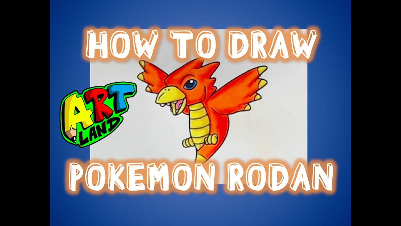 How to Draw POKEMON RODAN!!! - YouTube