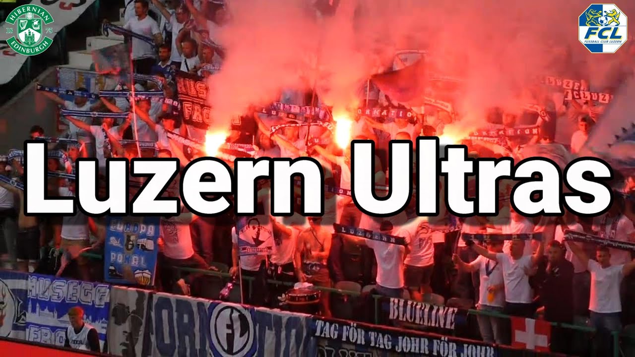 Luzern Ultras v Hibs - Hibernian 3 - FC Luzern 1 - 10 August 2023 - YouTube