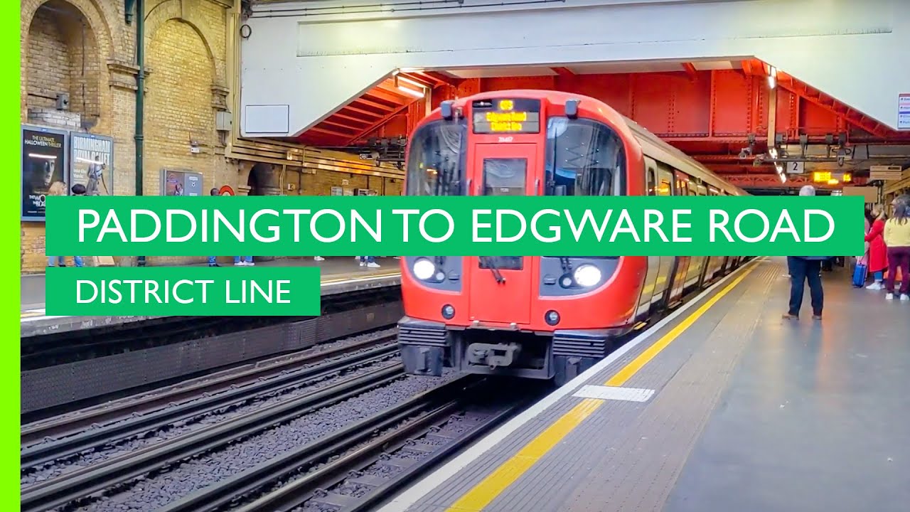 Paddington to Edgware Road | District Line | Realtime - YouTube