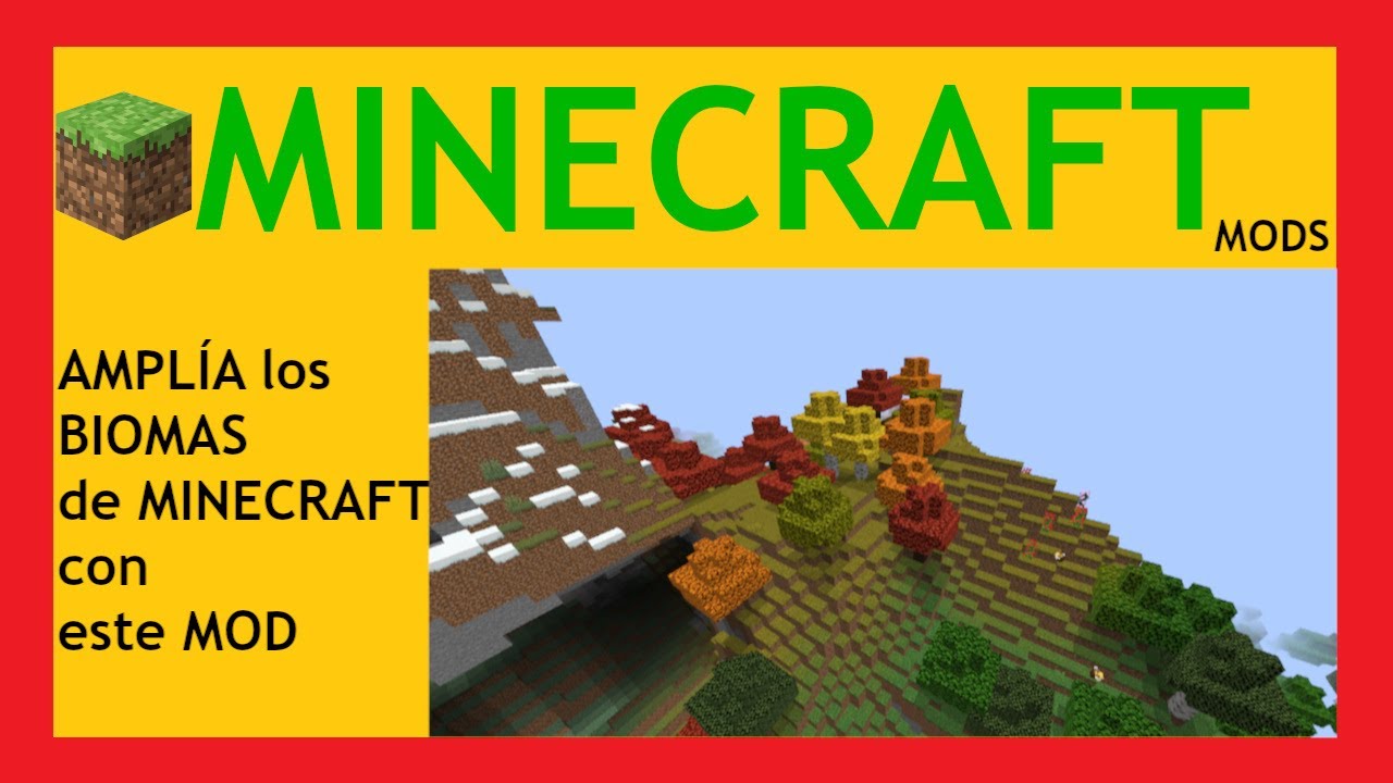 🌳MOD de BIOMAS para MINECRAFT🌲 - YouTube