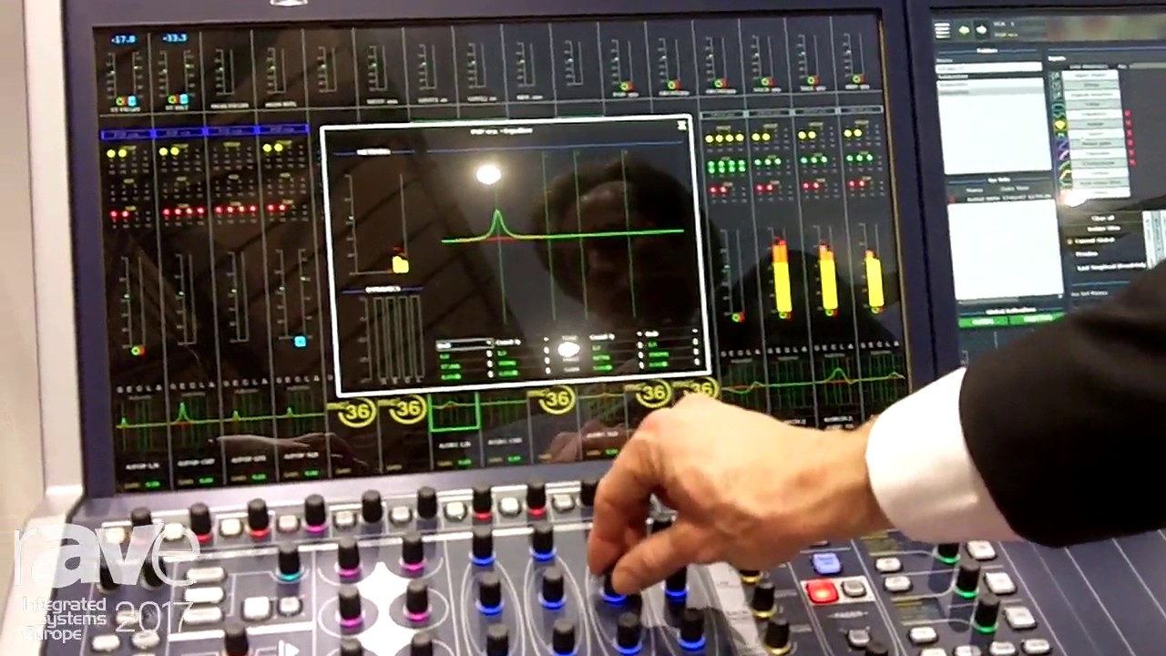 ISE 2017: LAWO Demos mc2 36 All-In-One Production Console - YouTube