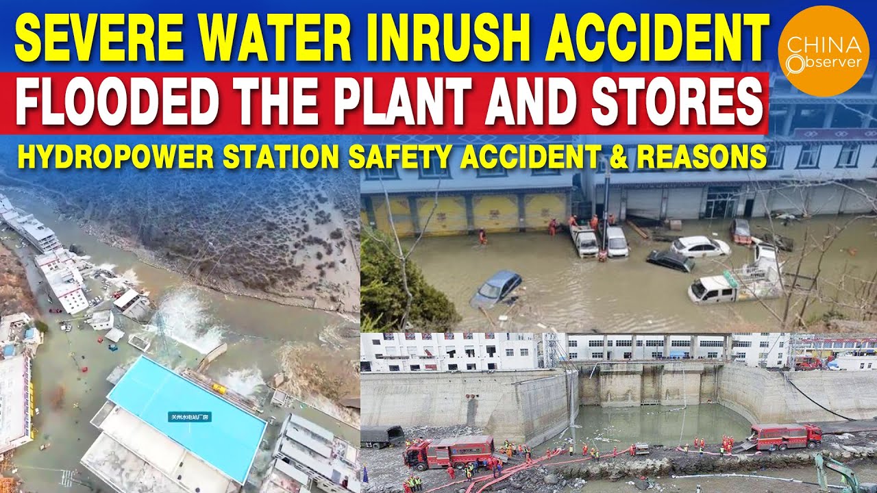 Severe Water Inrush Accident Flooded the Plant & Adjacent Stores ...