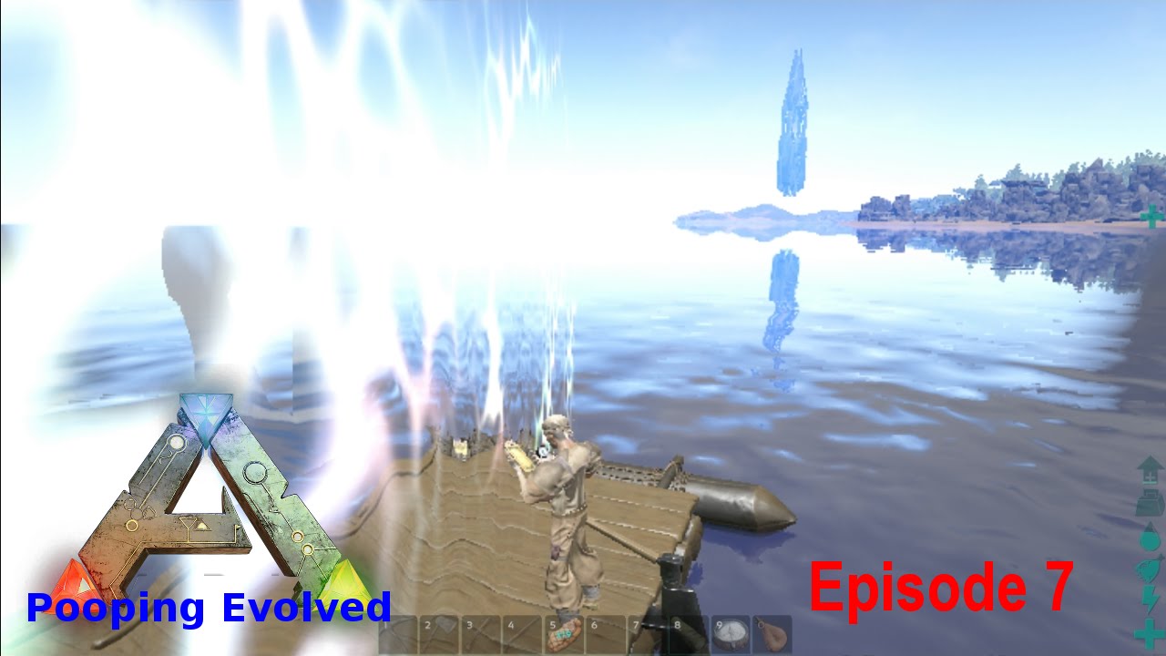 ARK Survival Evolved -Pooping Evolved- Ep7 Edge Of The World - YouTube