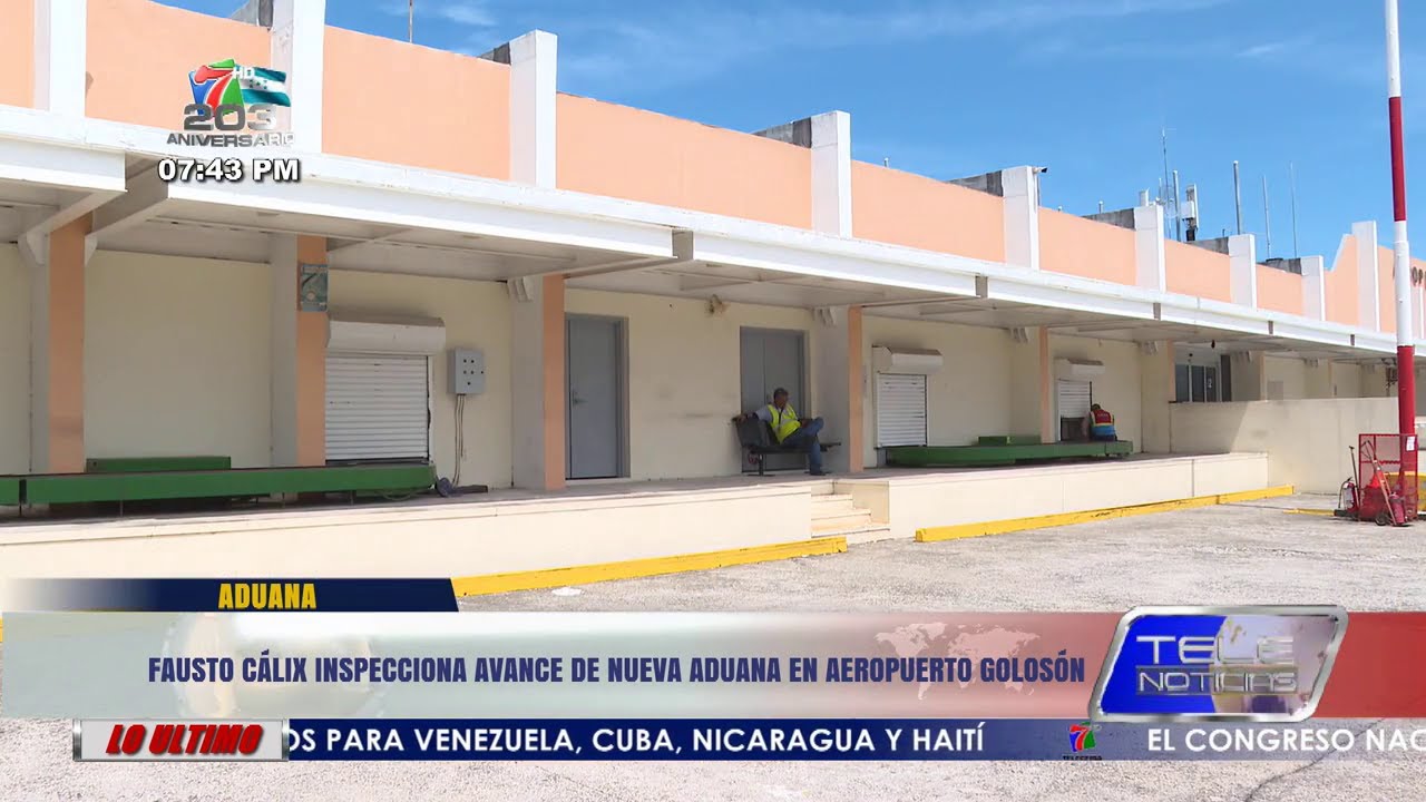Fausto Calix inspecciona avance de nueva aduana en Aeropuerto Golosón ...