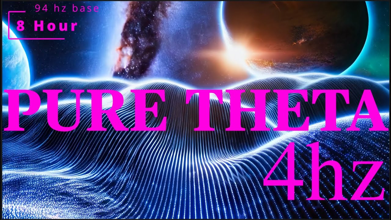 Deep Theta Binaural Tones 4Hz | 90Hz & 94Hz Base for Meditation ...