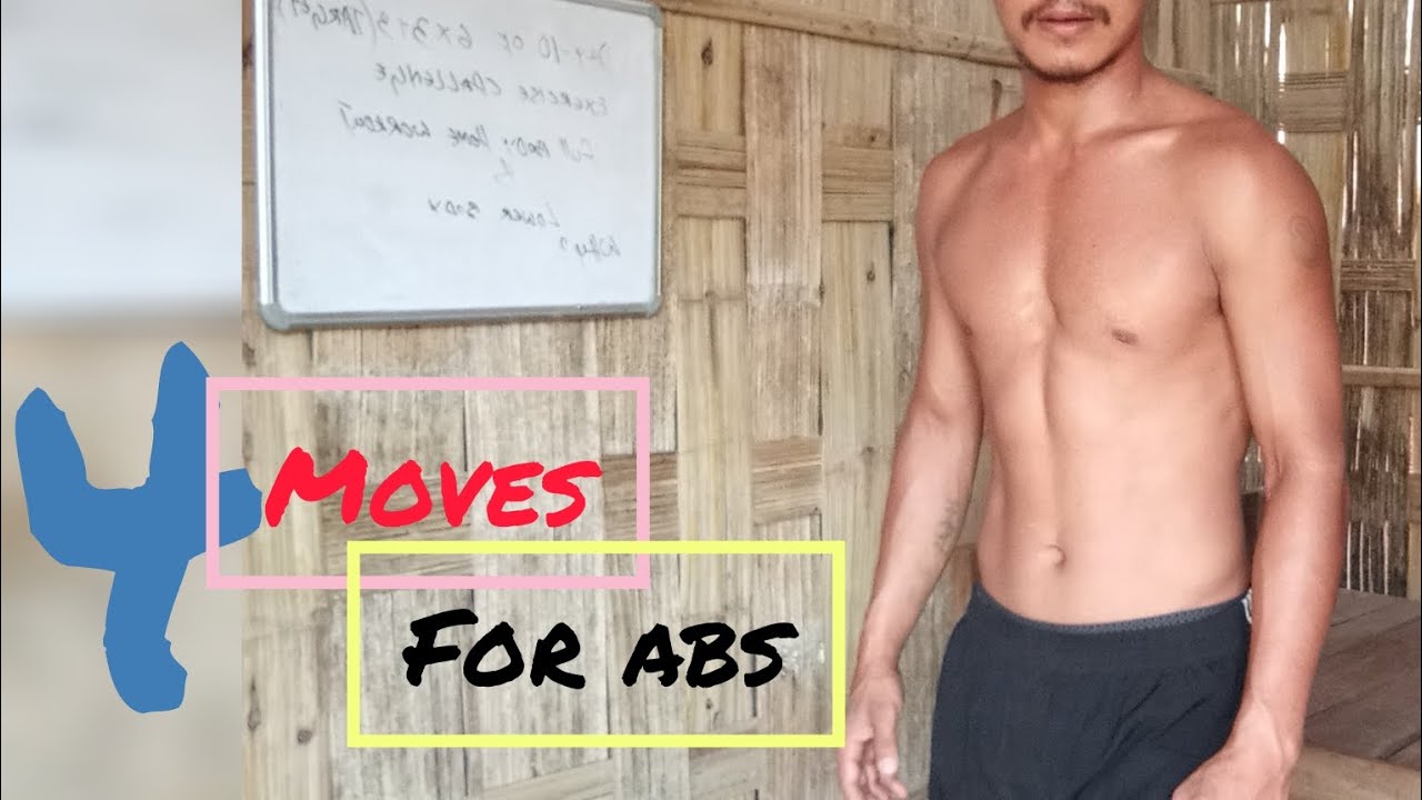 I love this 4 exercise to gain abs muscles #Abs follow along - YouTube
