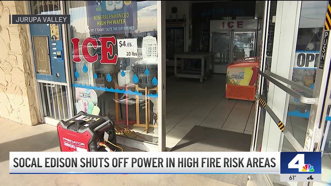 SoCal Edison shuts off power for high fire risk areas in the Inland ...