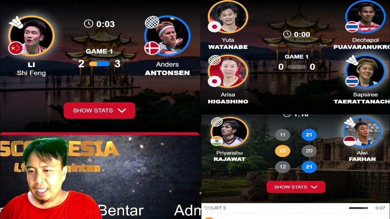 🔴Antonsen Libas Bersih Li Shi Feng I World Tour Finals 2023 I Siaran Langsung LIVESCORE - YouTube