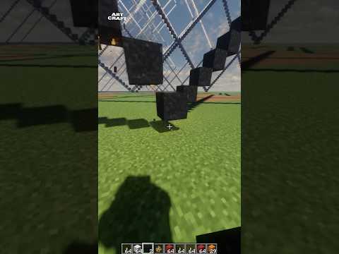 I'm building a painting in minecraft from sand blocks. hippo pajamas. #art #flash #minecraft #rek