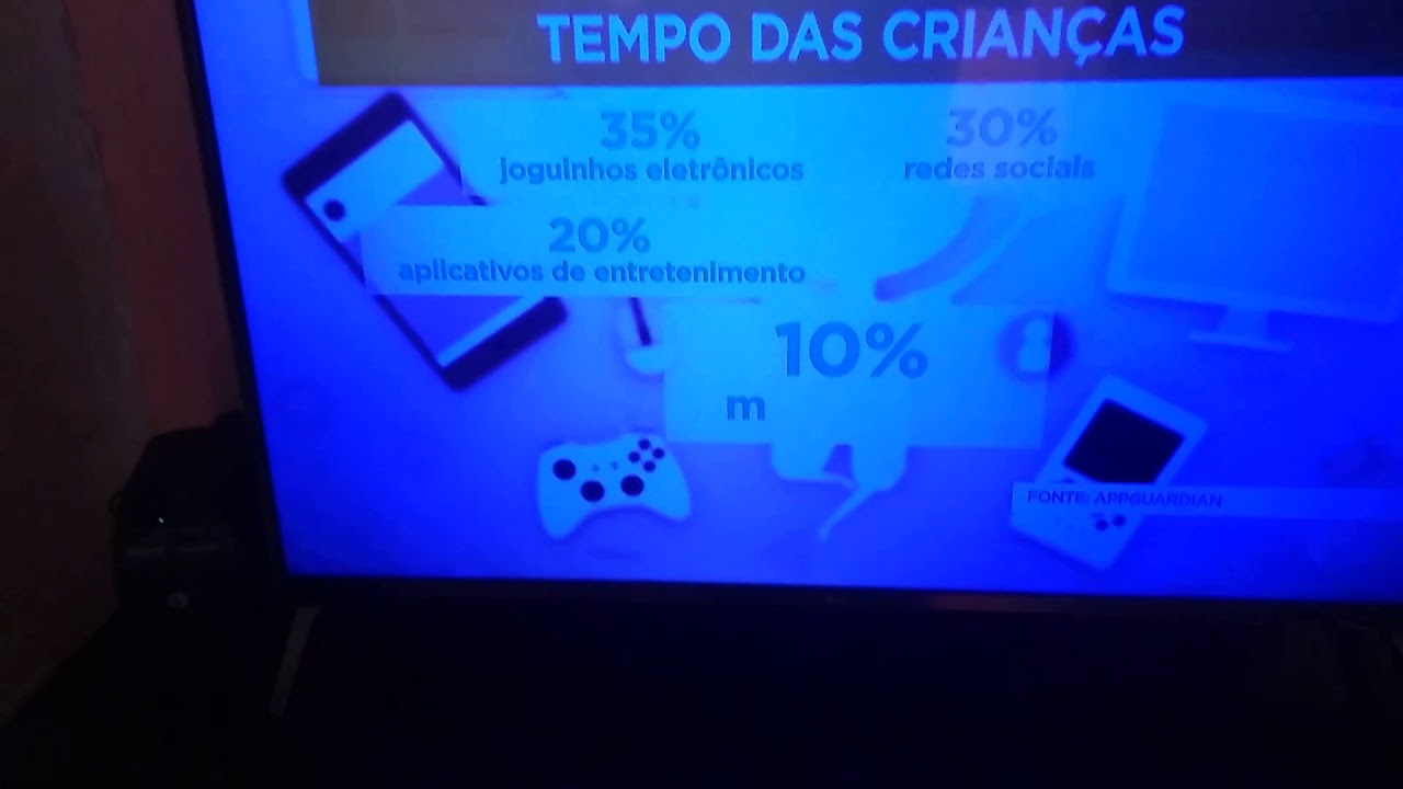 Tela azulada da TV LG - YouTube