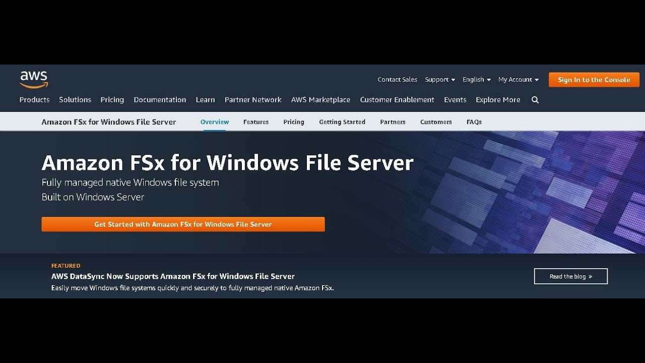 AWS FSX for Windows File Server - YouTube