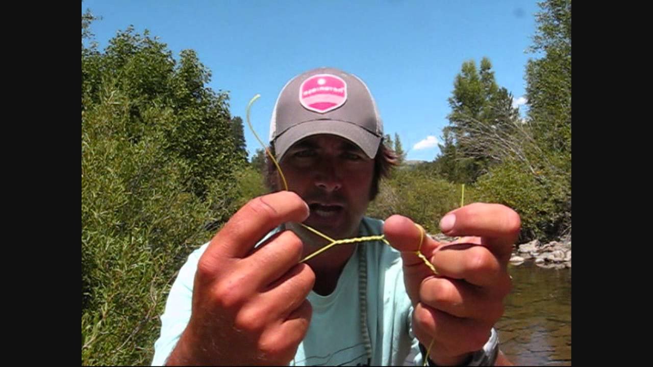 How to Tie a Blood Knot for Fly fishing Trout and other Species - YouTube