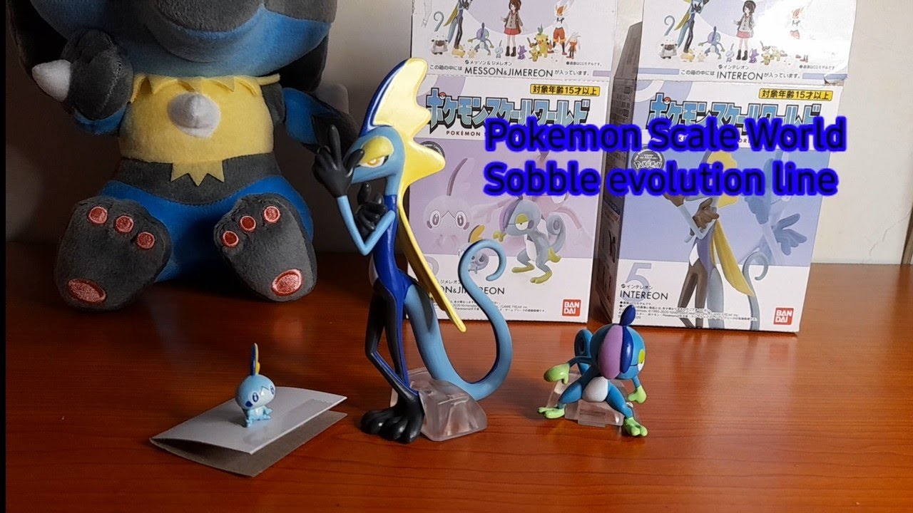 Pokemon Scale World Unboxing: Sobble Evolution Line. - YouTube