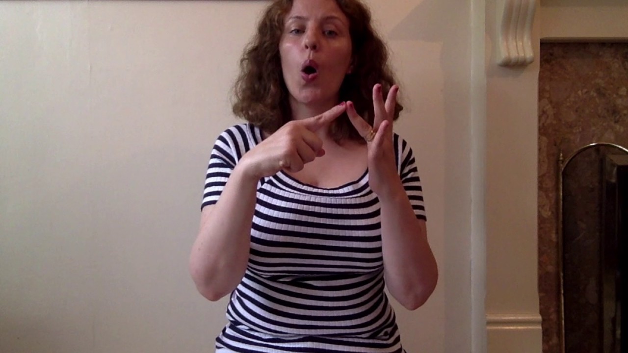 British Sign Language Alphabet signed clearly - YouTube