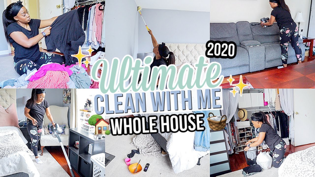 ULTIMATE CLEAN WITH ME! EXTREME WHOLE HOUSE SPEED CLEANING MOTIVATION ...