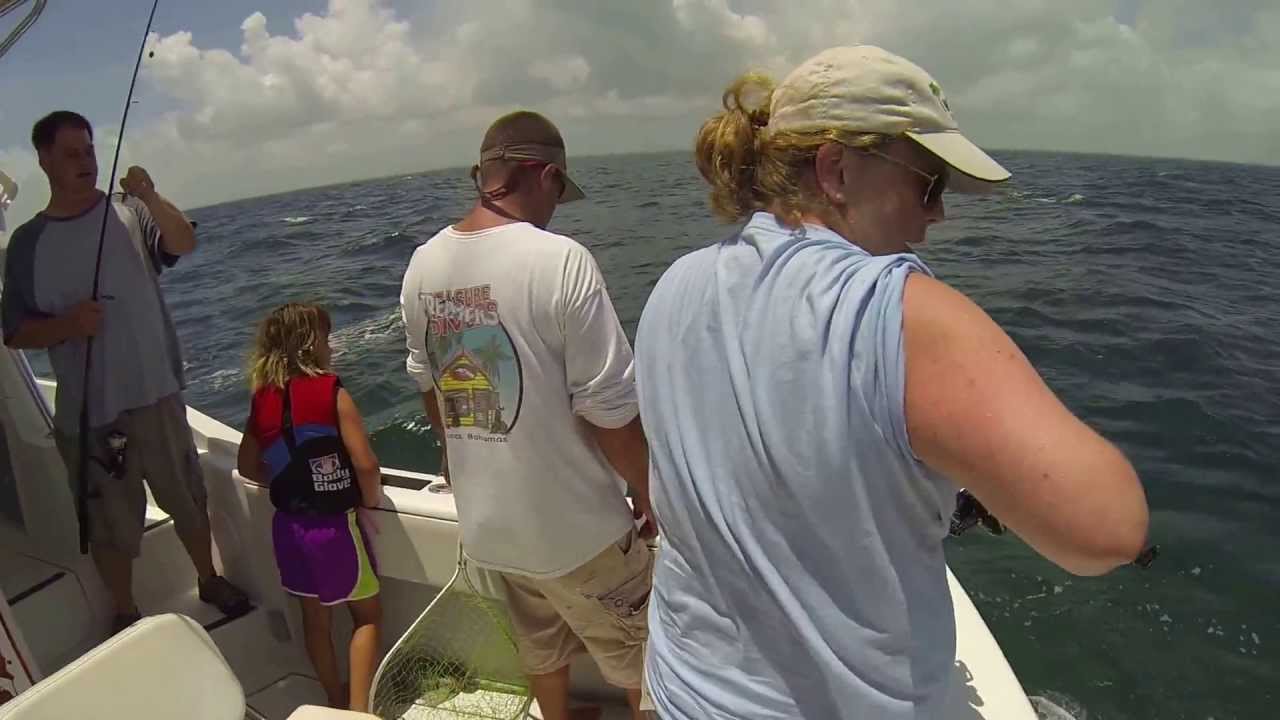 Shannon's Big Catch in The Sea of Abaco Treasure Cay, Bahamas 13lb ...