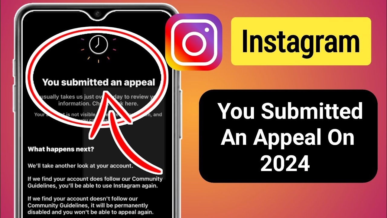 How To Fix You Submitted An Appeal Instagram 2024 | You Submitted An ...