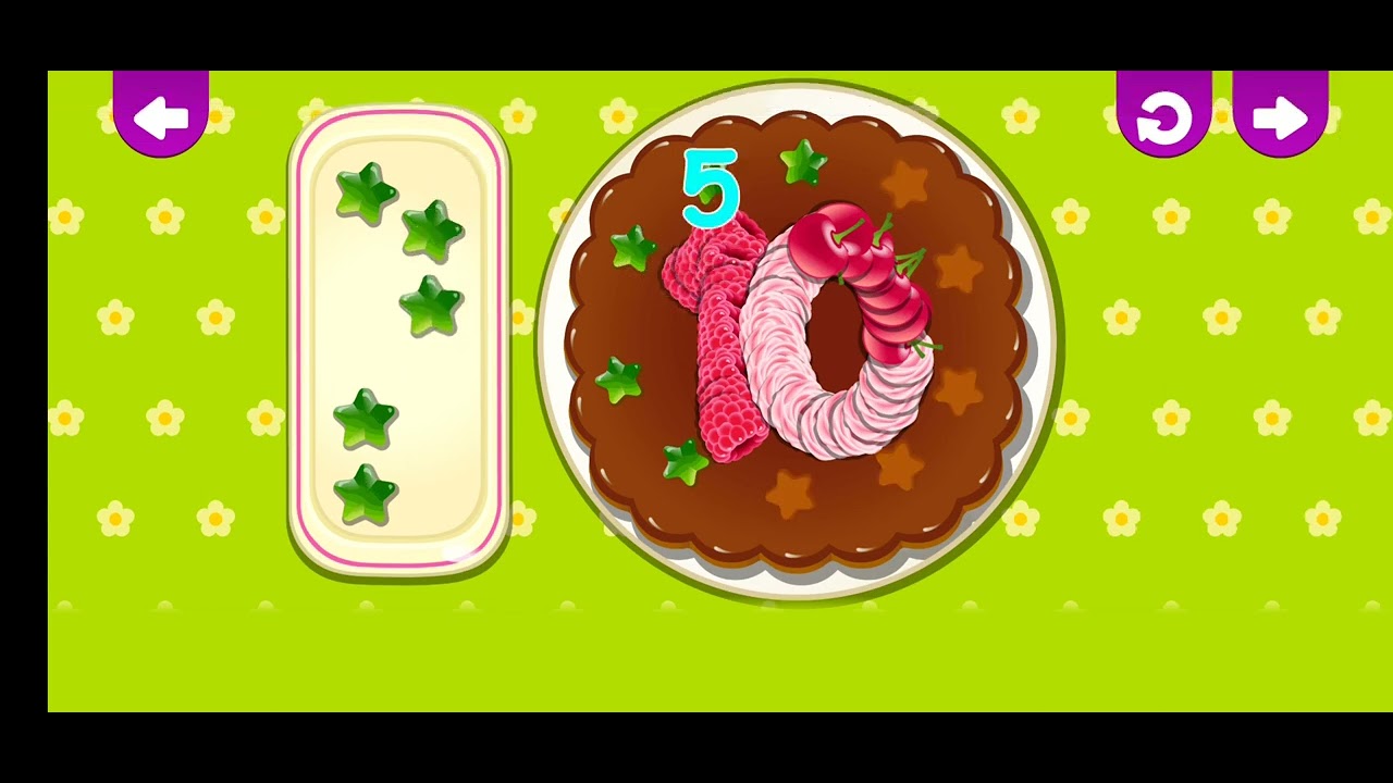 funny food 3 | learning game for kids|number game | miama games - YouTube