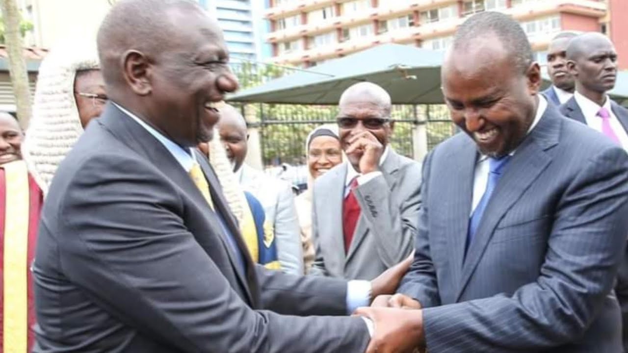 A MIRACLE! JUNET & RUTO SHAKING HANDS LAUGHING TOGETHER - YouTube