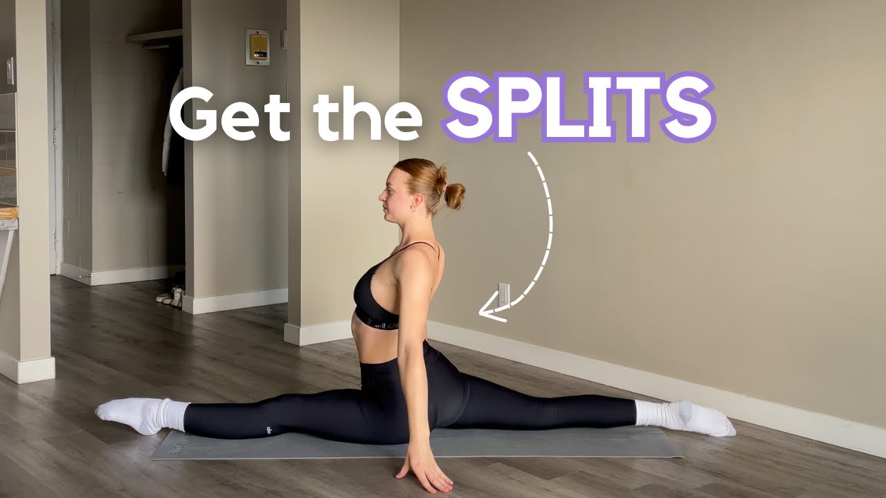 7 MIN STRETCH for SPLITS Flexibility. How to Get Your Front Splits | No ...