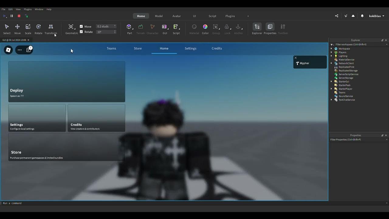 Main Menu | Roblox Studio - YouTube