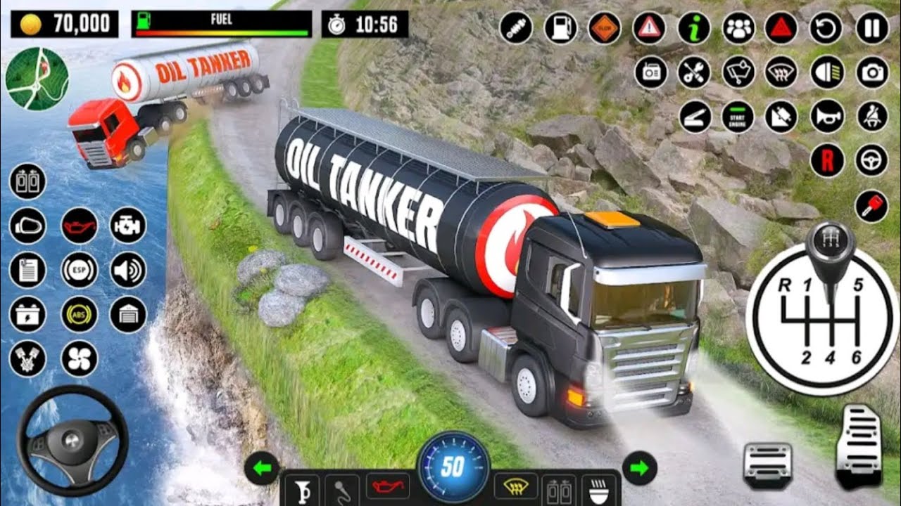 Indian Oil Tanker Truck Driving Simulator Game Oil Truck Wala Game ...