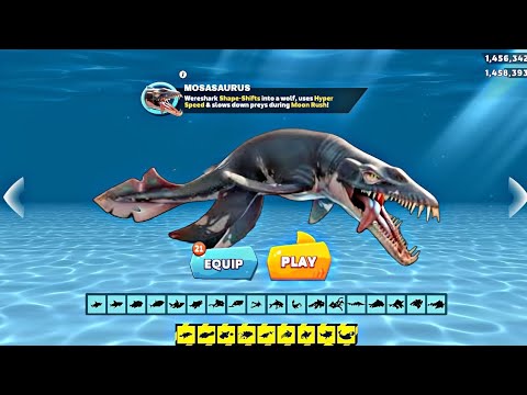 GIANT HAMMERHEAD VS GIANT DARKHAMMER + ALL TRAILER - Hungry Shark World ...