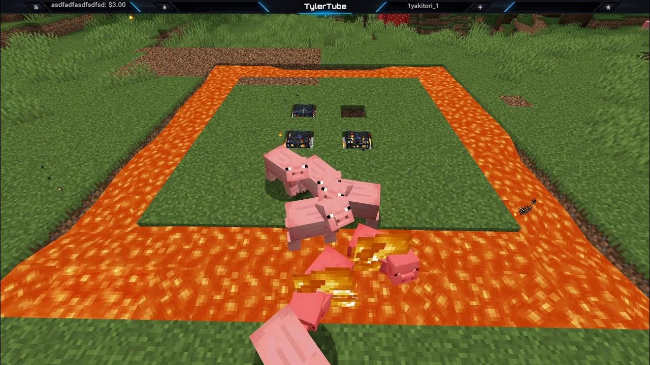 Minecraft Automatic Pig Farm! - YouTube