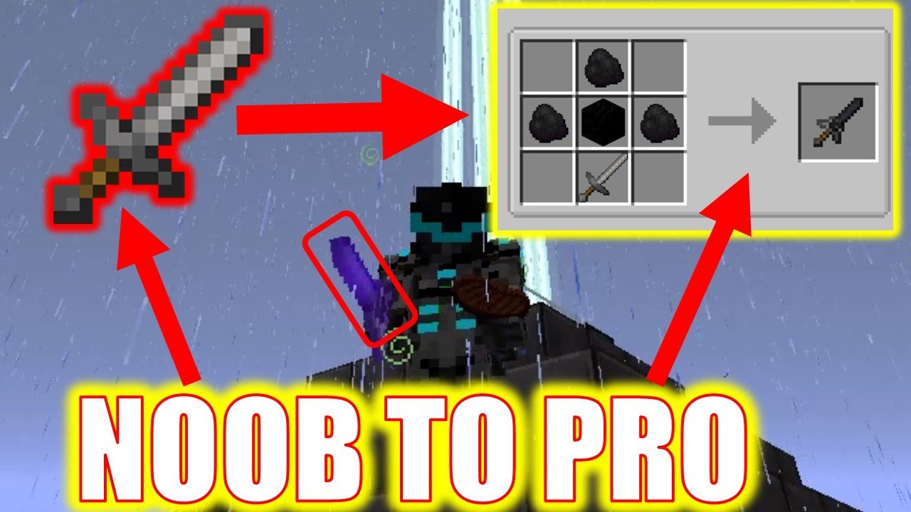 NOOB STONE SWORD TO PRO SWORD!!! - Semua Mod#99 - YouTube