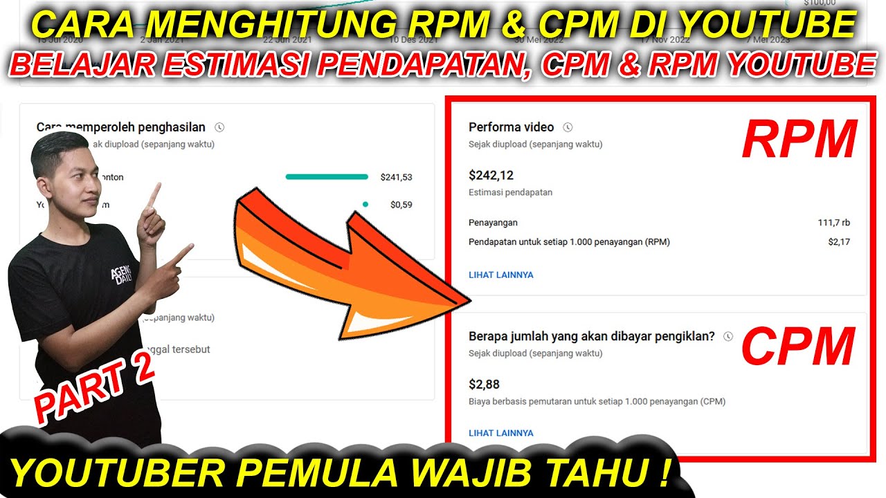 Cara Menghitung Gaji Youtuber Menggunakan RPM dan CPM | Belajar Cara ...