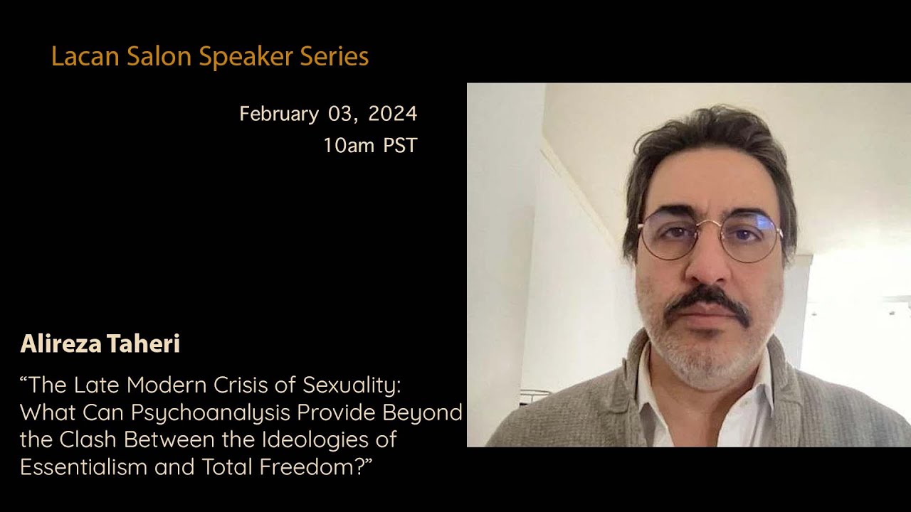 Alireza Taheri: The Late Modern Crisis of Sexuality - YouTube