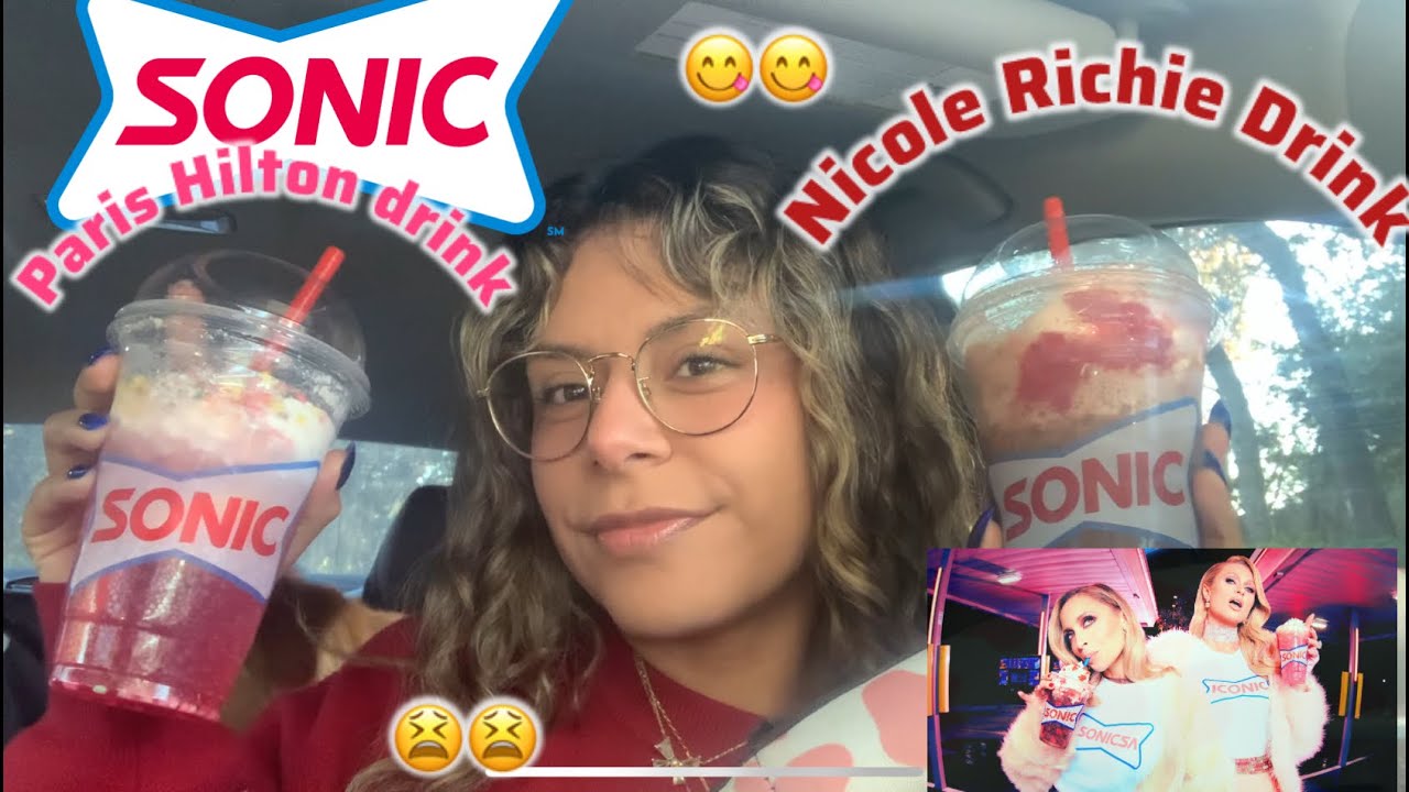 Trying Sonics Paris Hilton and Nicole Richie Sonic Drinks !! 2025 - YouTube