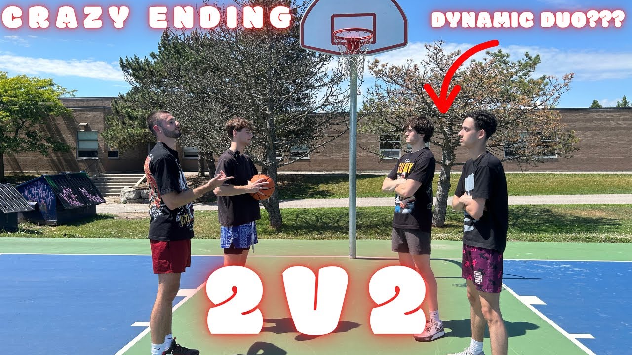 EXTREMELY INTENSE ENDING 2 V 2 BASKETBALL!!!! - YouTube