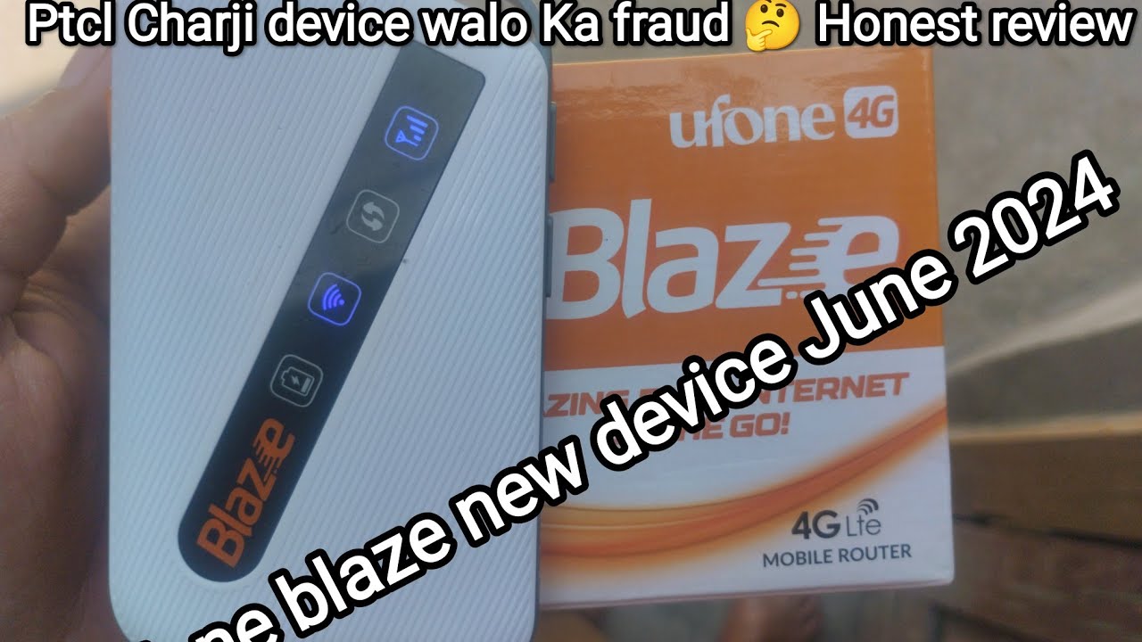 ufone blaze device 4G new model June 2024? Evo charji 4g ban in some ...