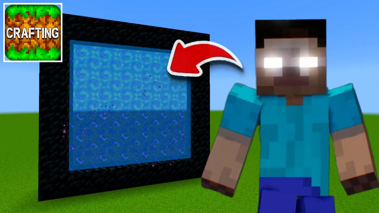 How to Make A Portal To The Herobrine Dimension in Crafting and ...