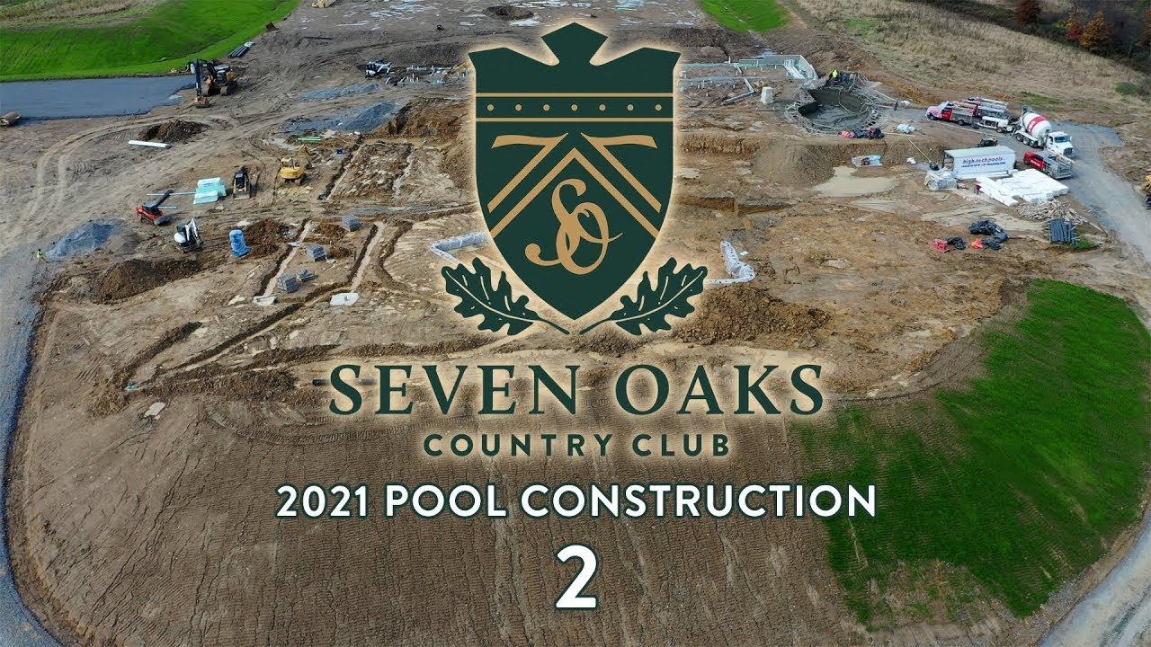Seven Oaks Country Club Pool Construction - November 2, 2021 - YouTube