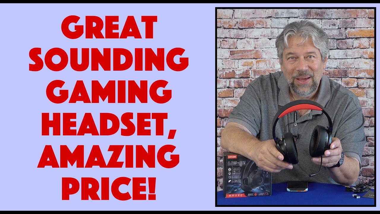 CINPUSEN UG-01 Wireless Gaming Headset -- DEMO & REVIEW - YouTube