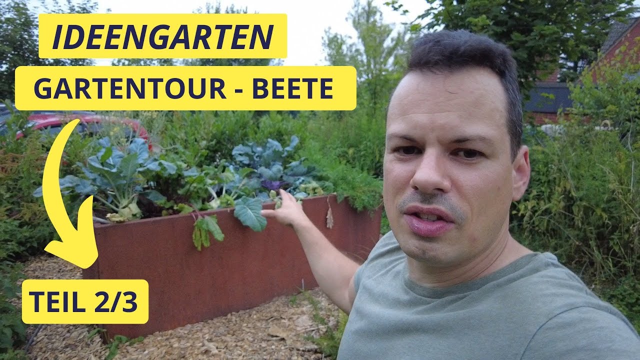 Gartentour Stauden und Beete und Obst Zeil 2/3 - YouTube