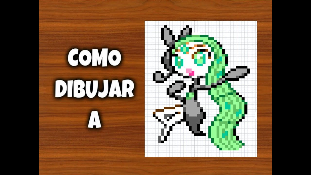 Como dibujar a Meloetta | Para Minecraft | Pixel Art | 8 Bits - YouTube