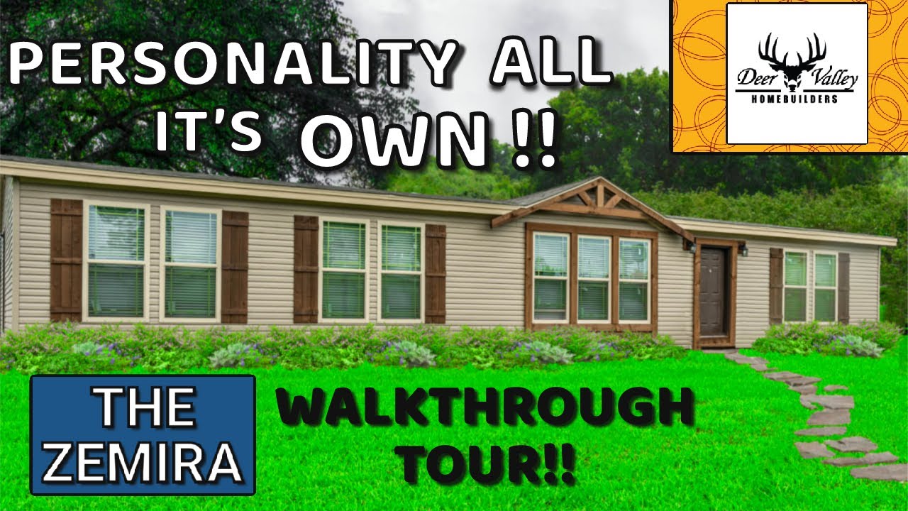 PERSONALITY ALL IT'S OWN ! | THE ZEMIRA BY DEER VALLEY HOMES FULL TOUR ...