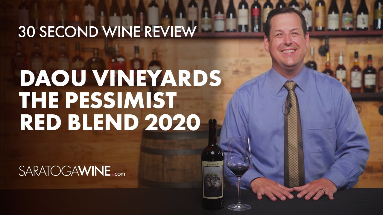 Daou Vineyards The Pessimist Red Blend 2020 | 30 Second Wine Review ...
