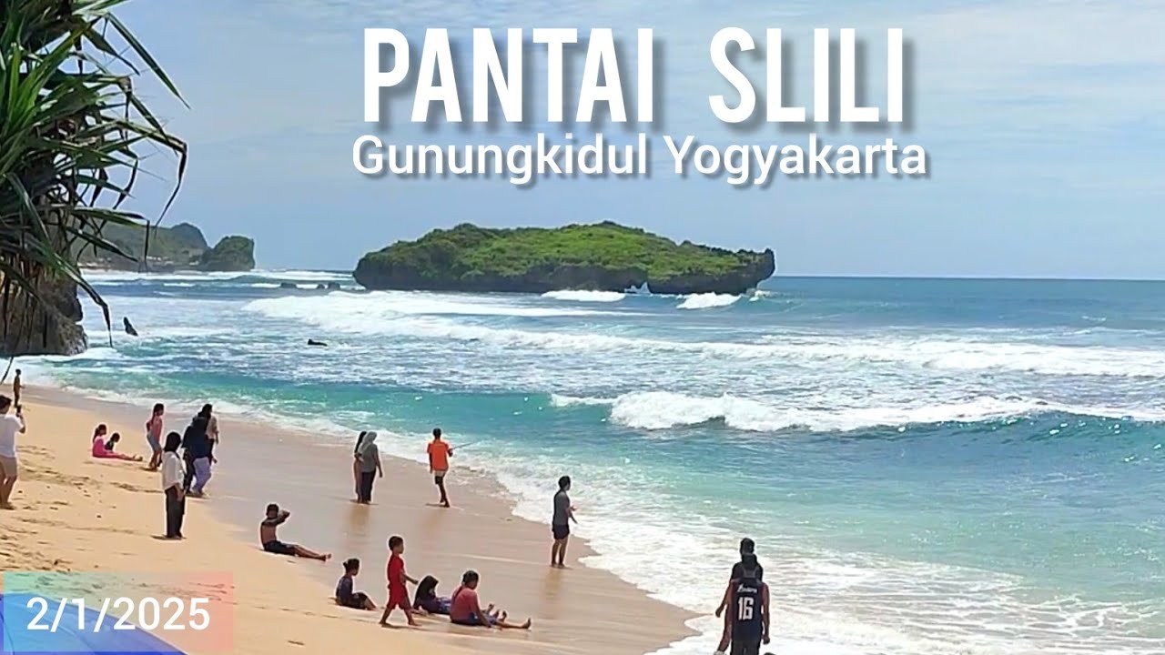 Spot Wisata PANTAI SLILI Gunungkidul Yogyakarta Terkini - YouTube