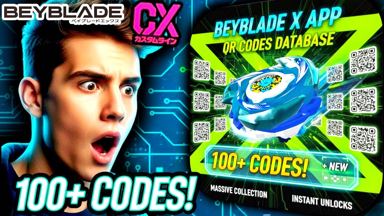 ALL BEYBLADE X QR CODES 2026 | Beyblade X App By Hasbro in 4K HD - YouTube