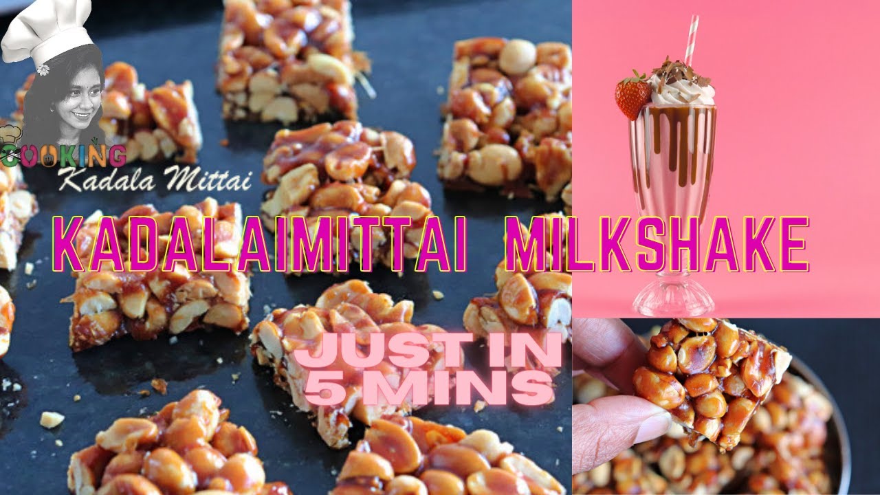 Kadalaimittai milkshake 🥤|Just in 5mins|Tasty|Healthy|Trending|Madhu's ...