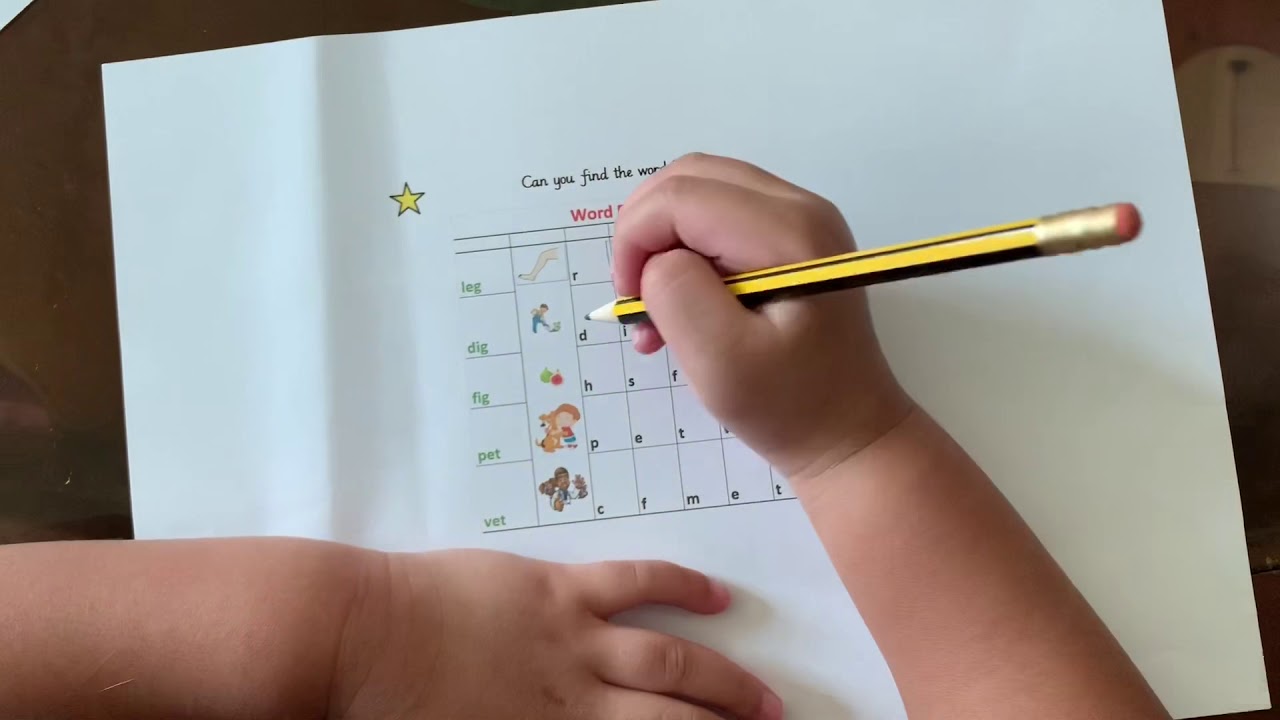 Distance Learning for FS2 Toddlers: Phonics Review Word Puzzle - YouTube