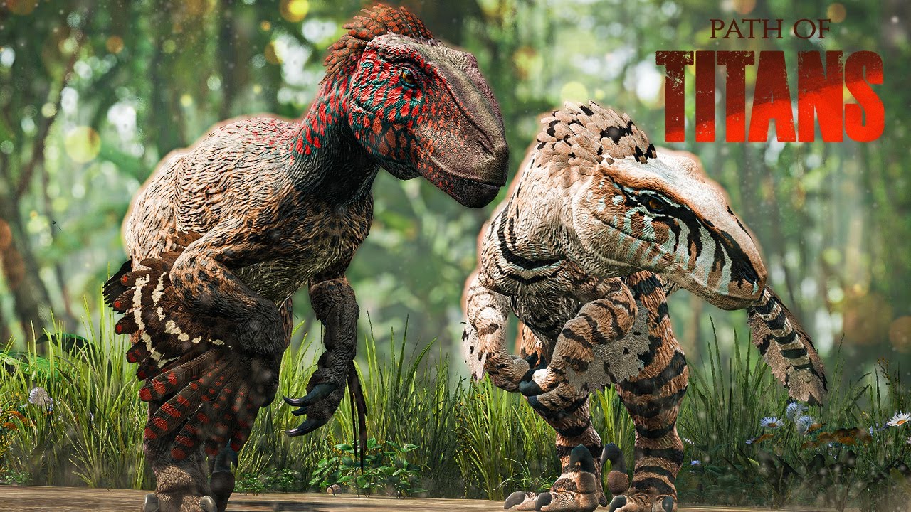 Path of Titans Mods - Utahraptor - YouTube