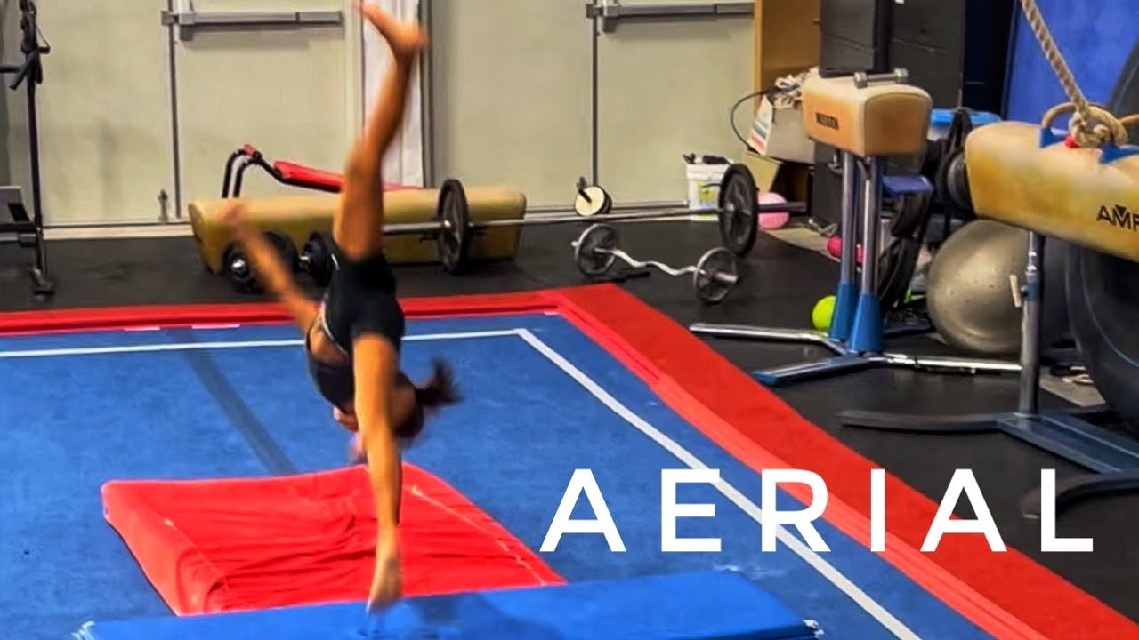 Learning how to do an Aerial || acrobatics || gymnastics - YouTube