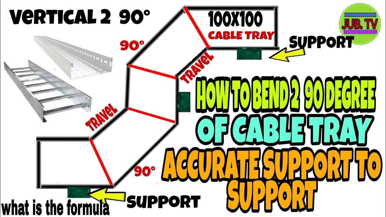 HOW TO BEND A CABLE TRAY 2 90 DEGREE VERTICAL ACCURATE SUPPORT TO ...